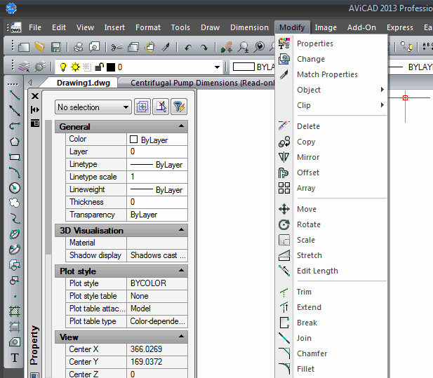 Mechanical Software for AViCAD Integrated CAD Application