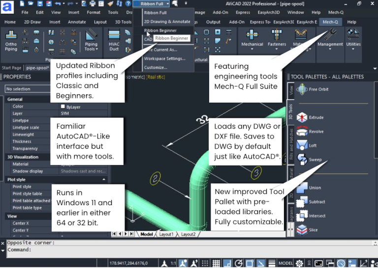 Free CAD Software Download For Engineers- AViCAD